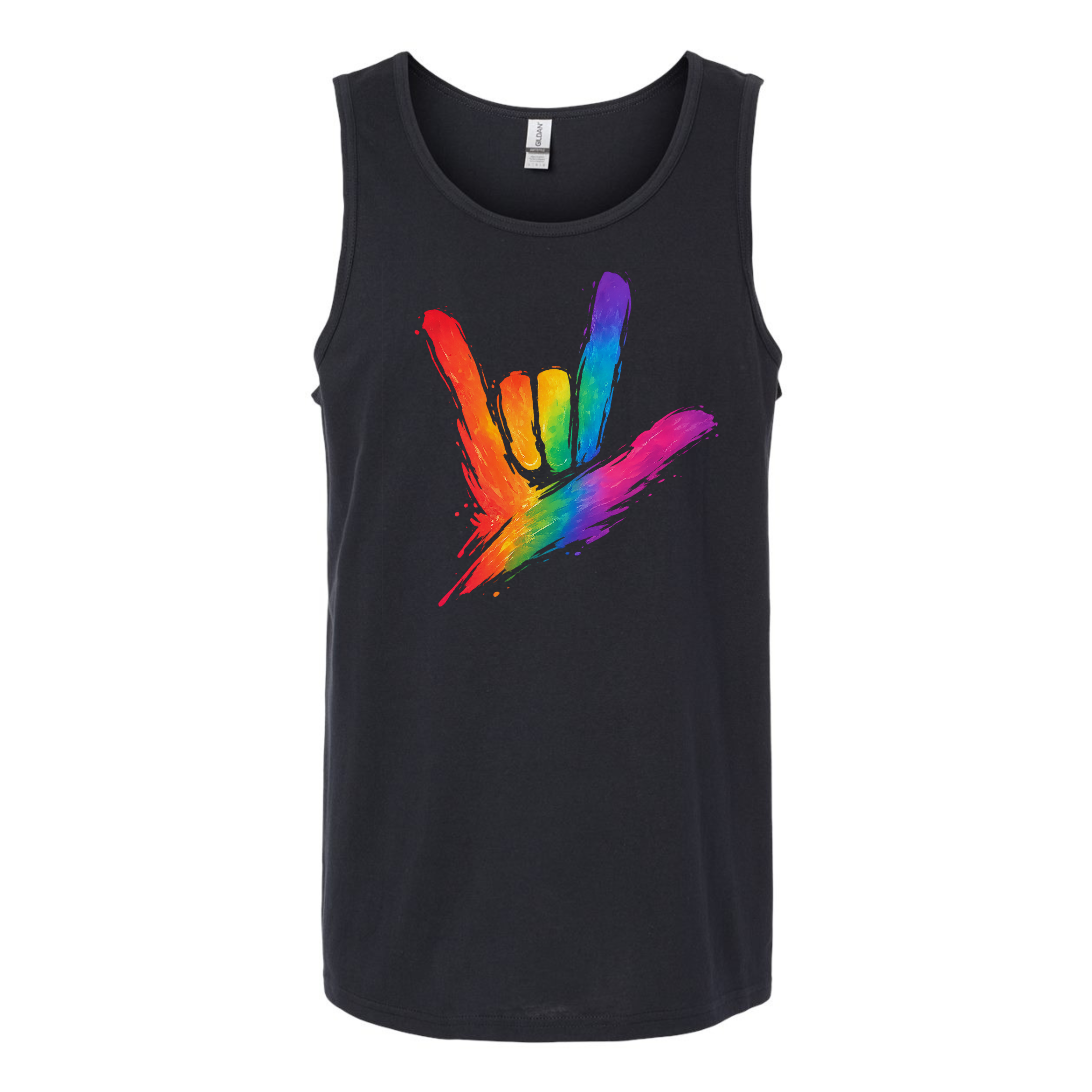 Rainbow ILY by Fortyxfive - Unisex Tanktop – FORTYXFIVE